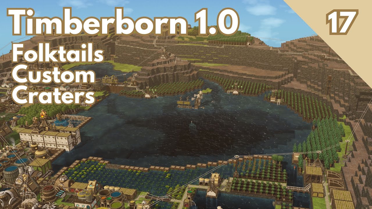 TIMBERBORN 1.0 | Episode 17 | Custom craters map - YouTube