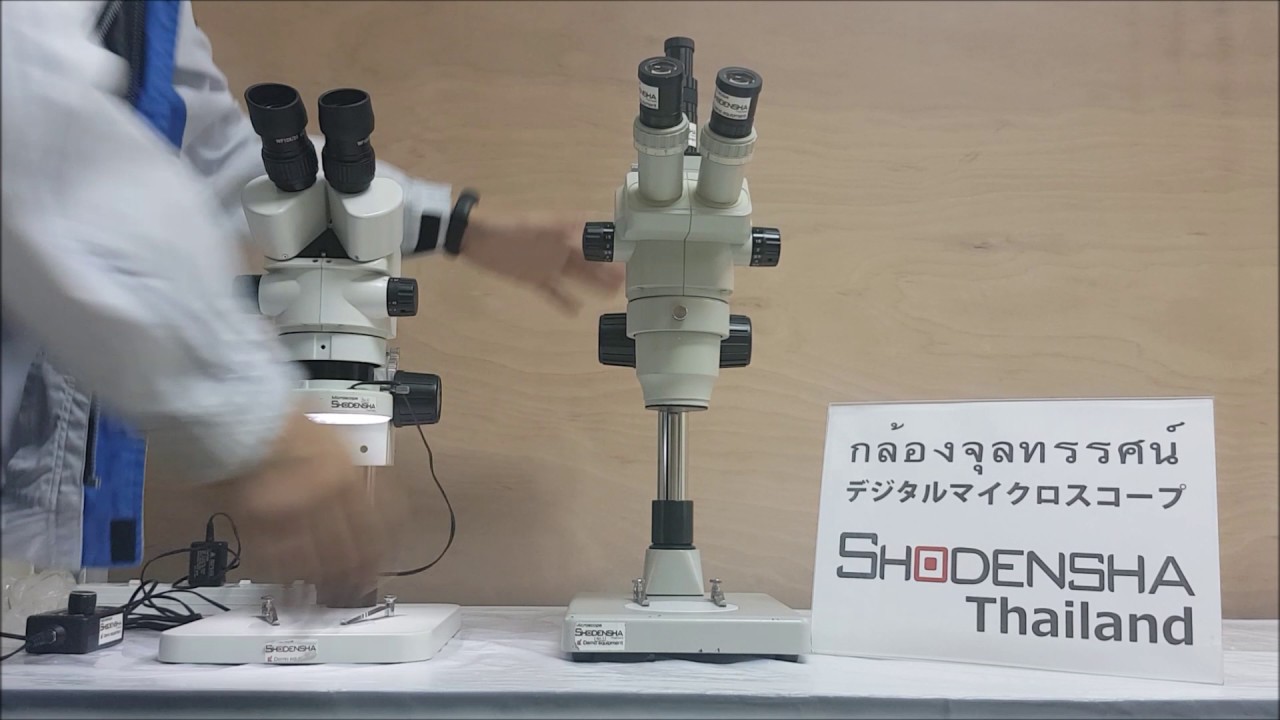 7-45x and 10-65x stereo microscope By Shodensha - YouTube