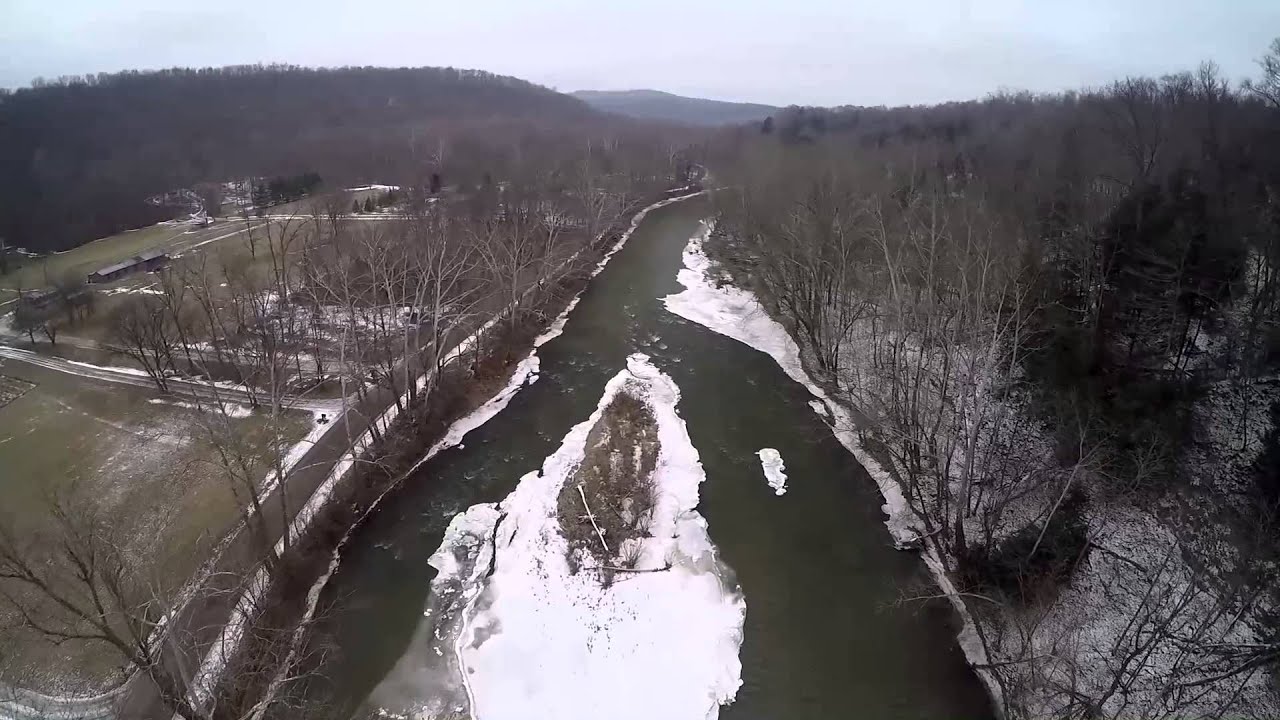 Alum Cliff and Paint Creek - YouTube