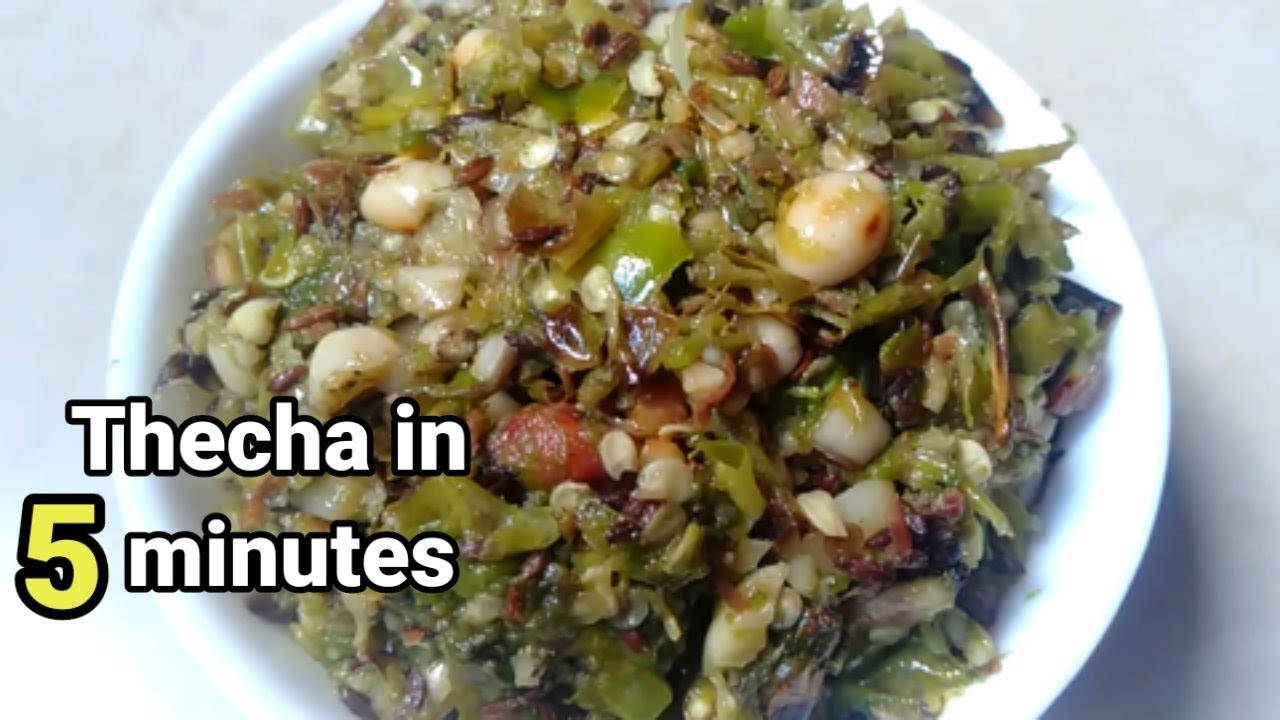 Thecha recipe in Hindi l Green chilli & Garlic Chutney l Mirchi ka ...