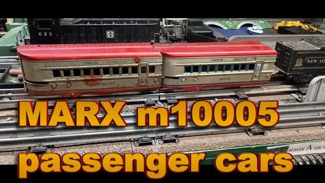 MARX TRAINS m10005 Passenger Cars - YouTube