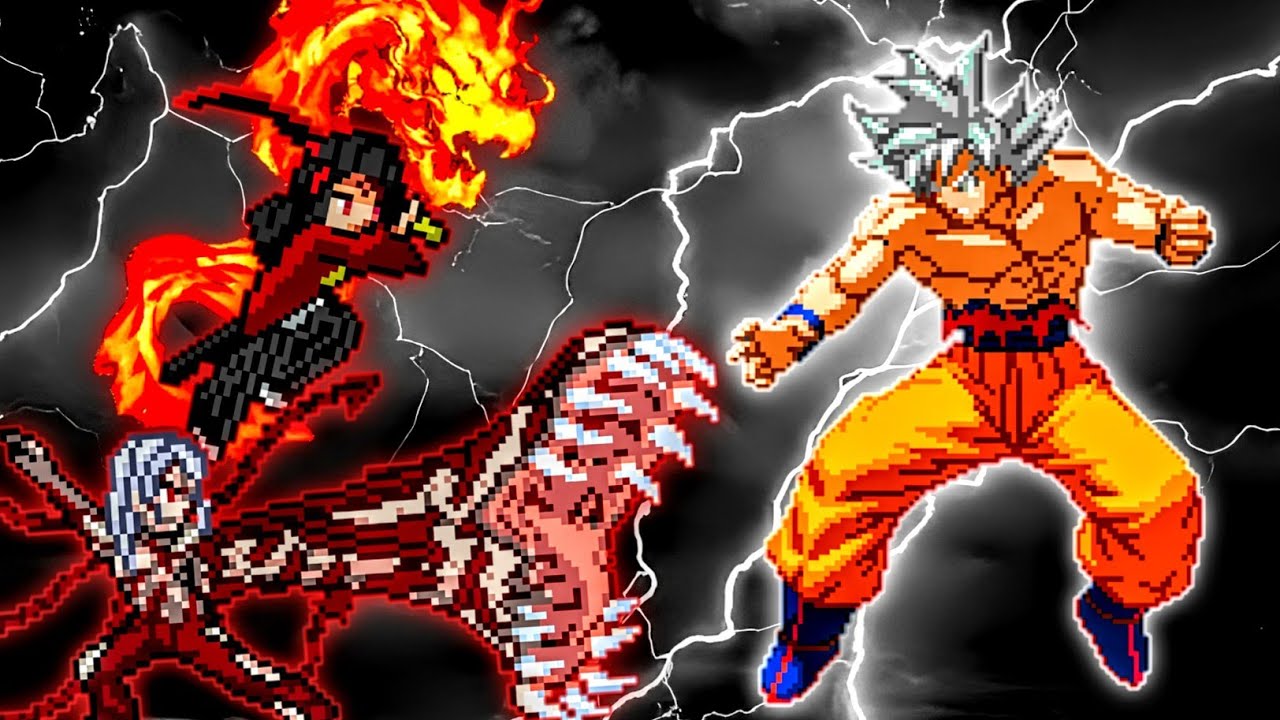 DK Muzan V2 OP (New) & Yoriichi V3 OP VS Son Goku MUI V3.4 in Jump ...