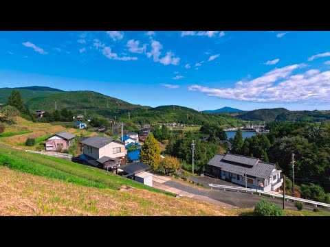4K Beautiful Japanese Countryside Village Walking Tour Gifu, Japan ...
