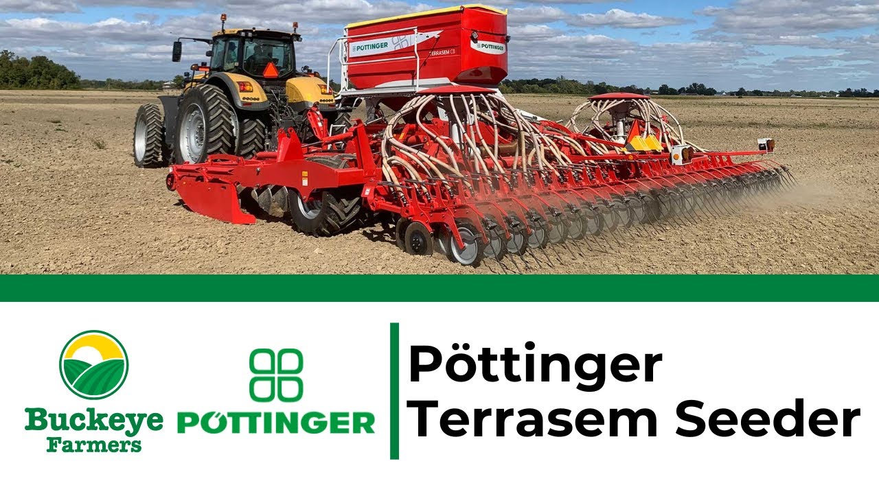 High-speed one pass small grain Air Seeder | Poettinger Terrasem Seeder ...