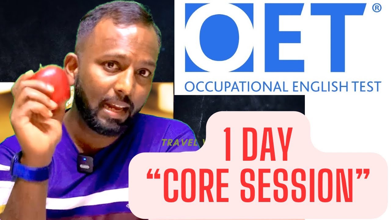 OET | ONE DAY CORE SESSION - YouTube