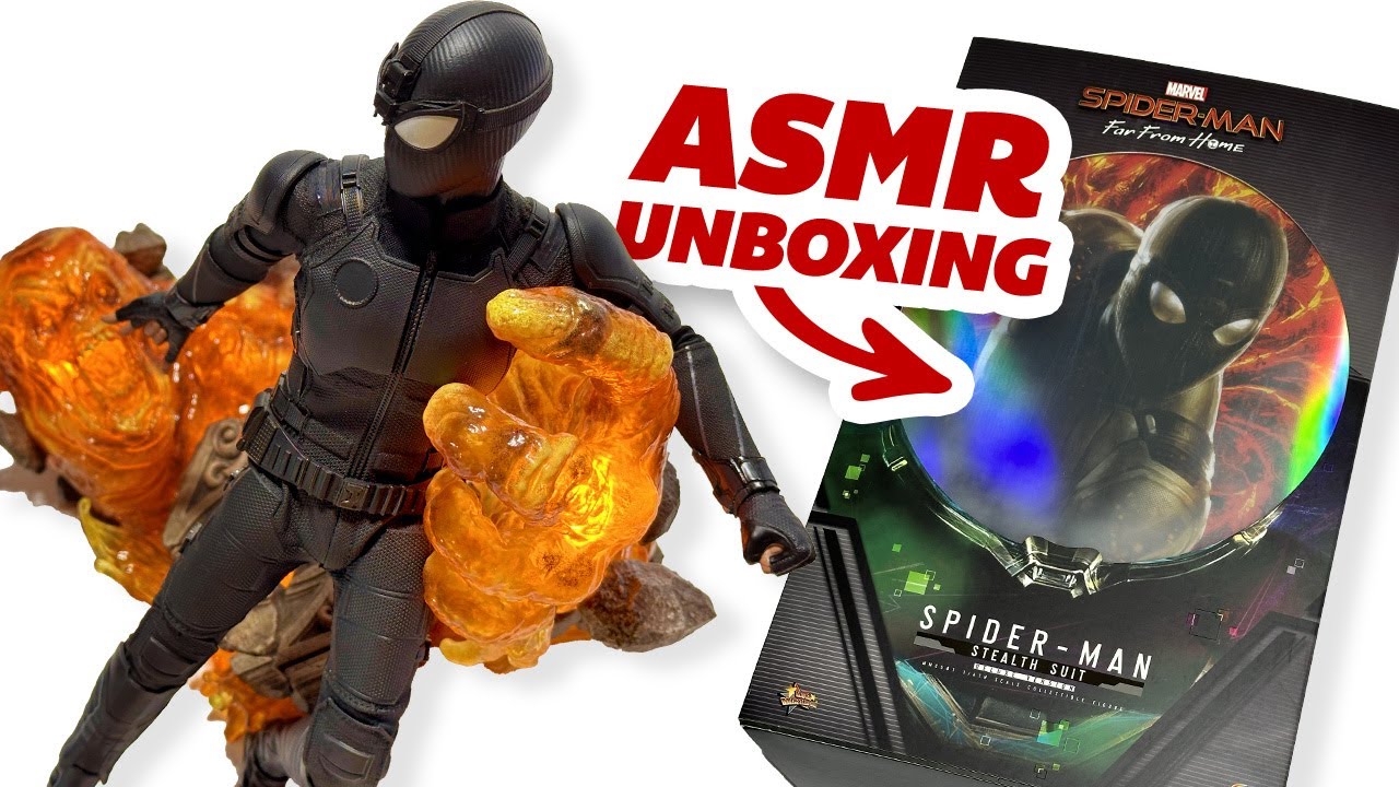 Spider-Man Far From Home Stealth Suit (Night Monkey) - Hot Toys [ASMR ...
