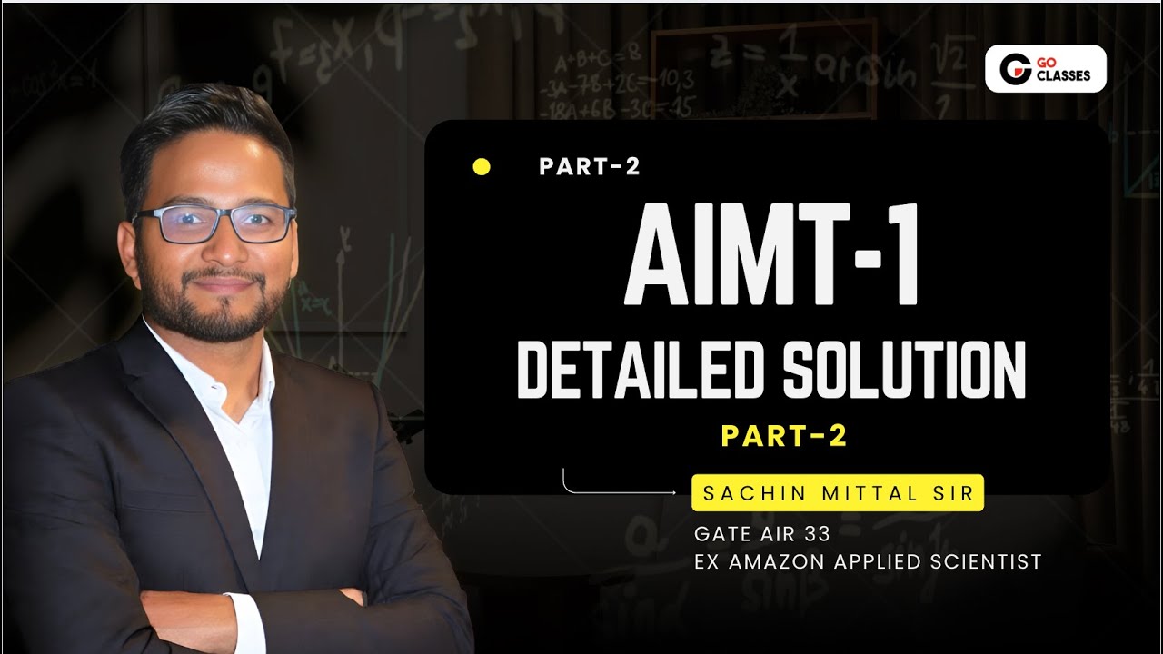 AIMT - 1 Solutions | Complete Analysis | GATE CSE 2026 All India Mock ...