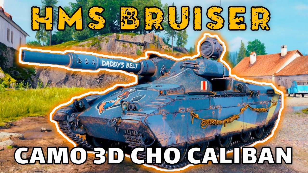 🔴Livestream Caliban: Camo 3D Chiến hạm HMS Bruiser | World of Tanks ...