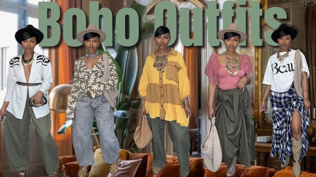 Spring Outfit Ideas | Boho Chic 2025 - YouTube