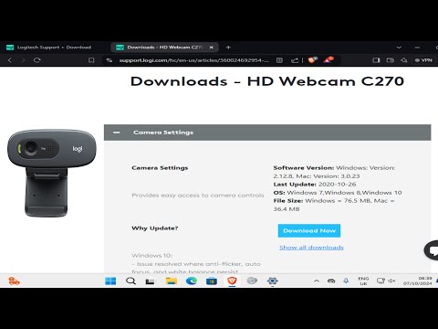 How To Download & Install Logitech HD Webcam C270 Driver on Windows PC & Mac