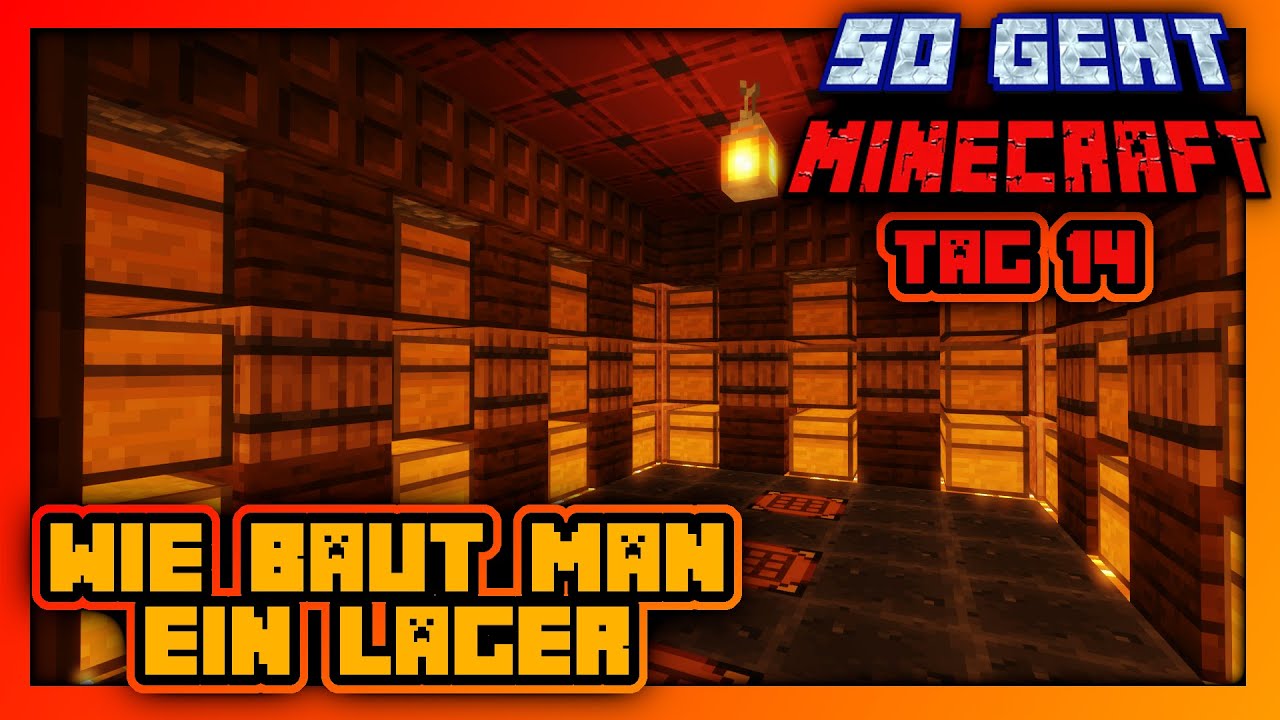 Wie baut man ein Lager in Minecraft? [1.21] 🔸 So geht Minecraft - Tag ...