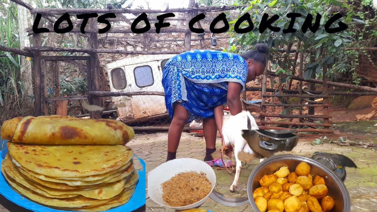 African Village life||Christmas in an African home| Cooking chapati and ...