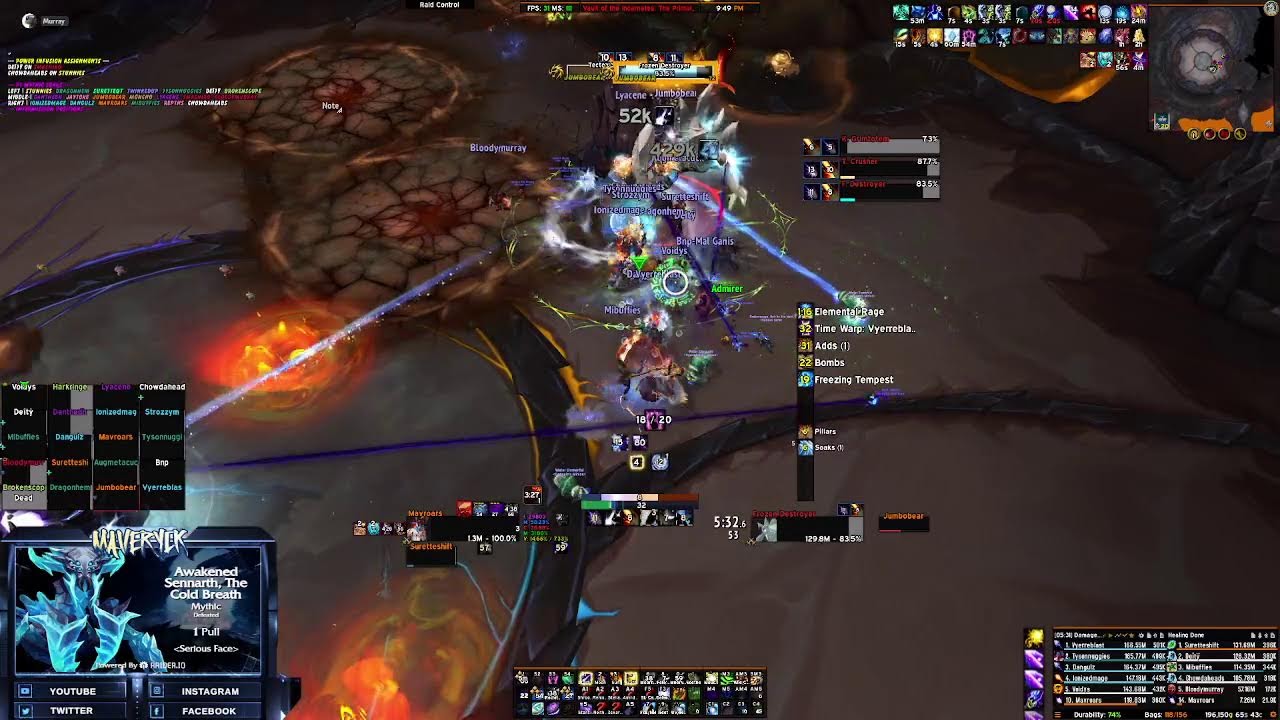 Awakened Vault Raid (Mythic) - Mavroars-Illidan (Balance Druid PoV ...