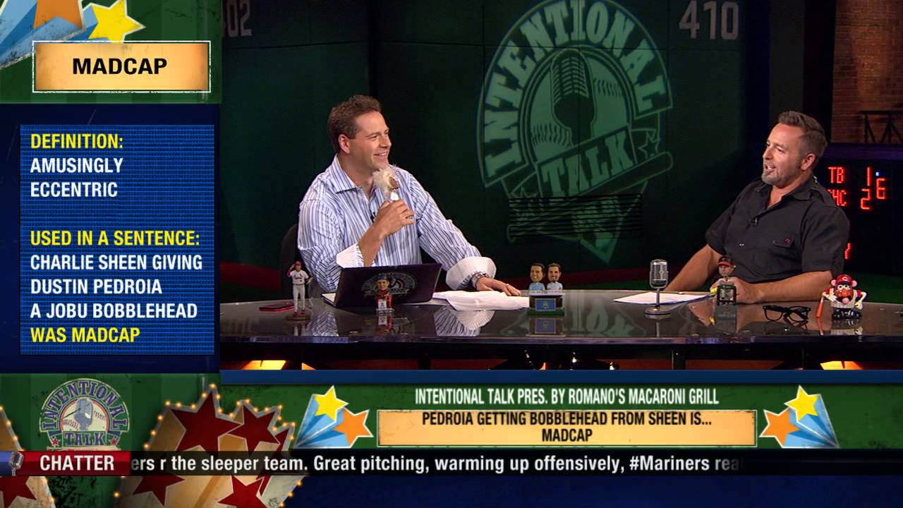 Jobu bobblehead on MLB Network Intentional Talk - YouTube