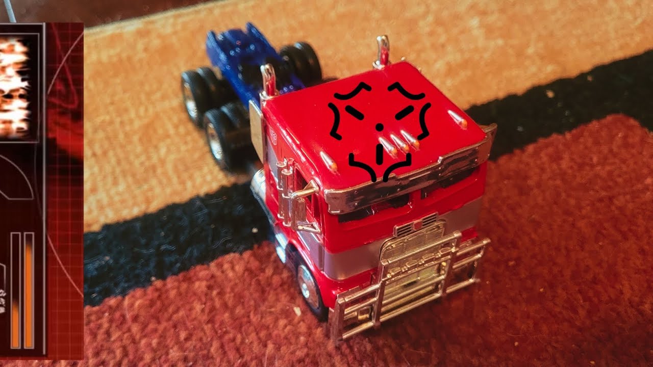 rotb optimus arrival 07 game style (concept stop motion) - YouTube