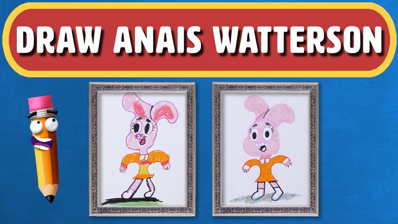 How To Draw Anais Watterson - Art for kids - Magic Pencil - YouTube