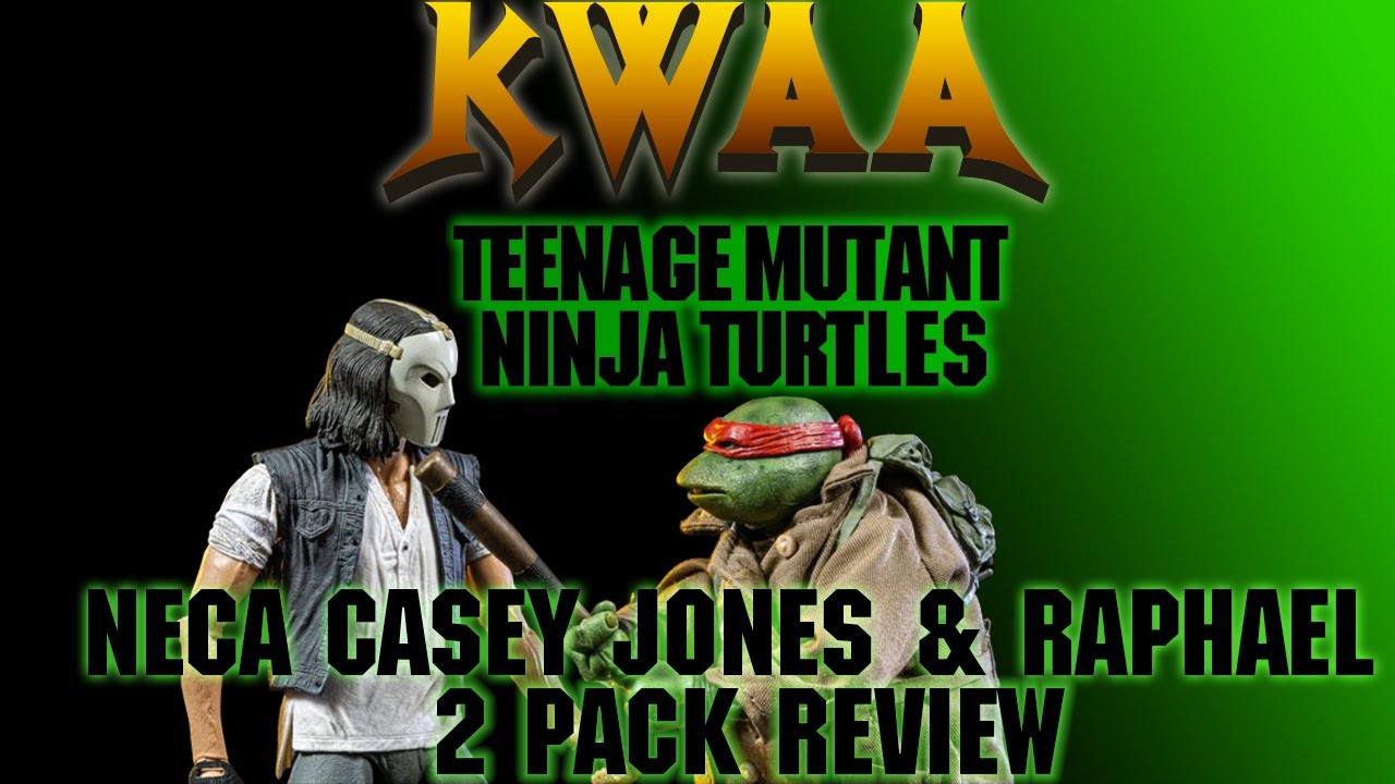 Neca TMNT Casey Jones & Raphael 2 Pack Review #6 - YouTube
