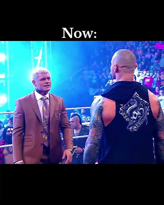 Cody Rhodes and Randy orton then vs now #wweeraaa - YouTube