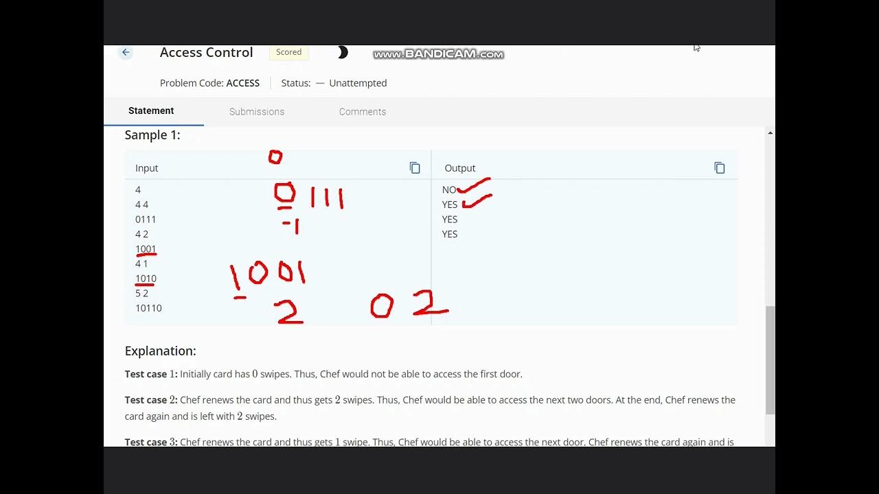 Access Control | ACCESS | Codechef STARTERS 116 | Full Solution - YouTube