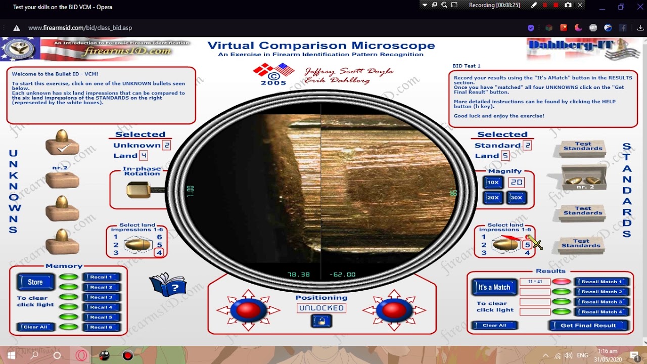 Firearms Identification (Bullet ID-VCM) - YouTube