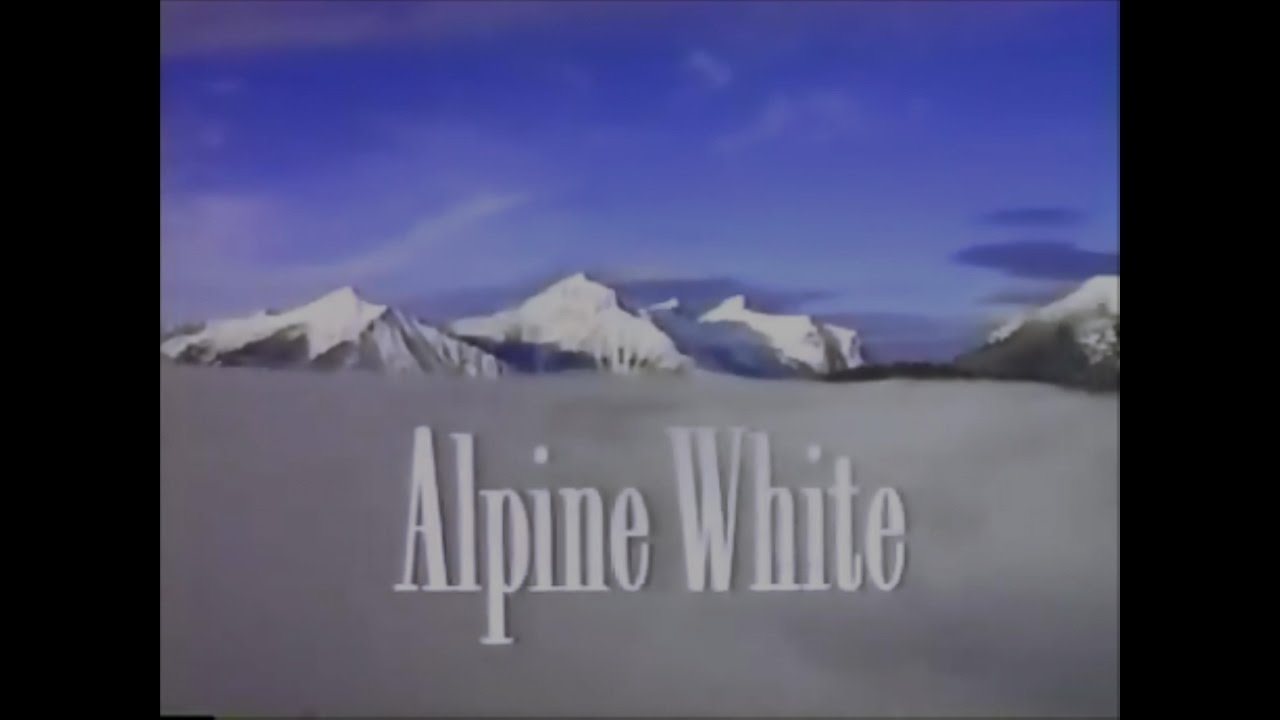 Nestles Alpine The White Chocolate Bar 1990 TV Commercial HD - YouTube