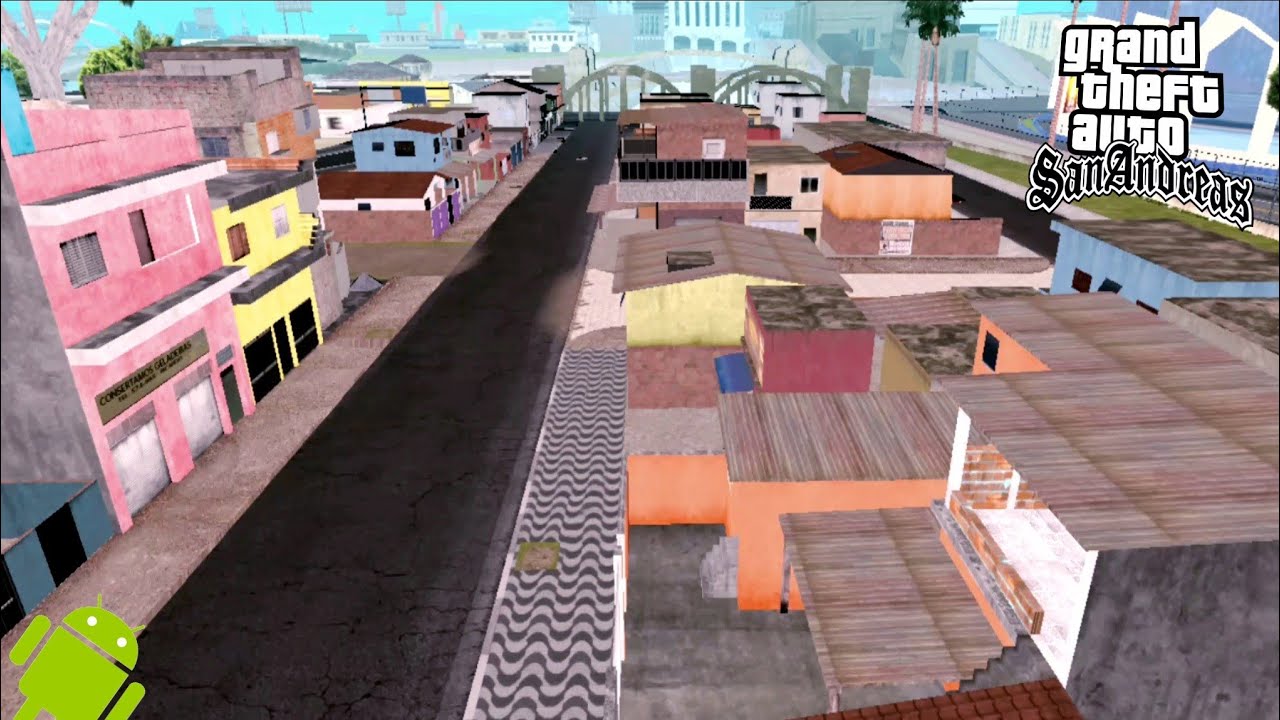 MOD BAIRRO BRASILEIRO COMPLETO - GTA SA ANDROID - YouTube