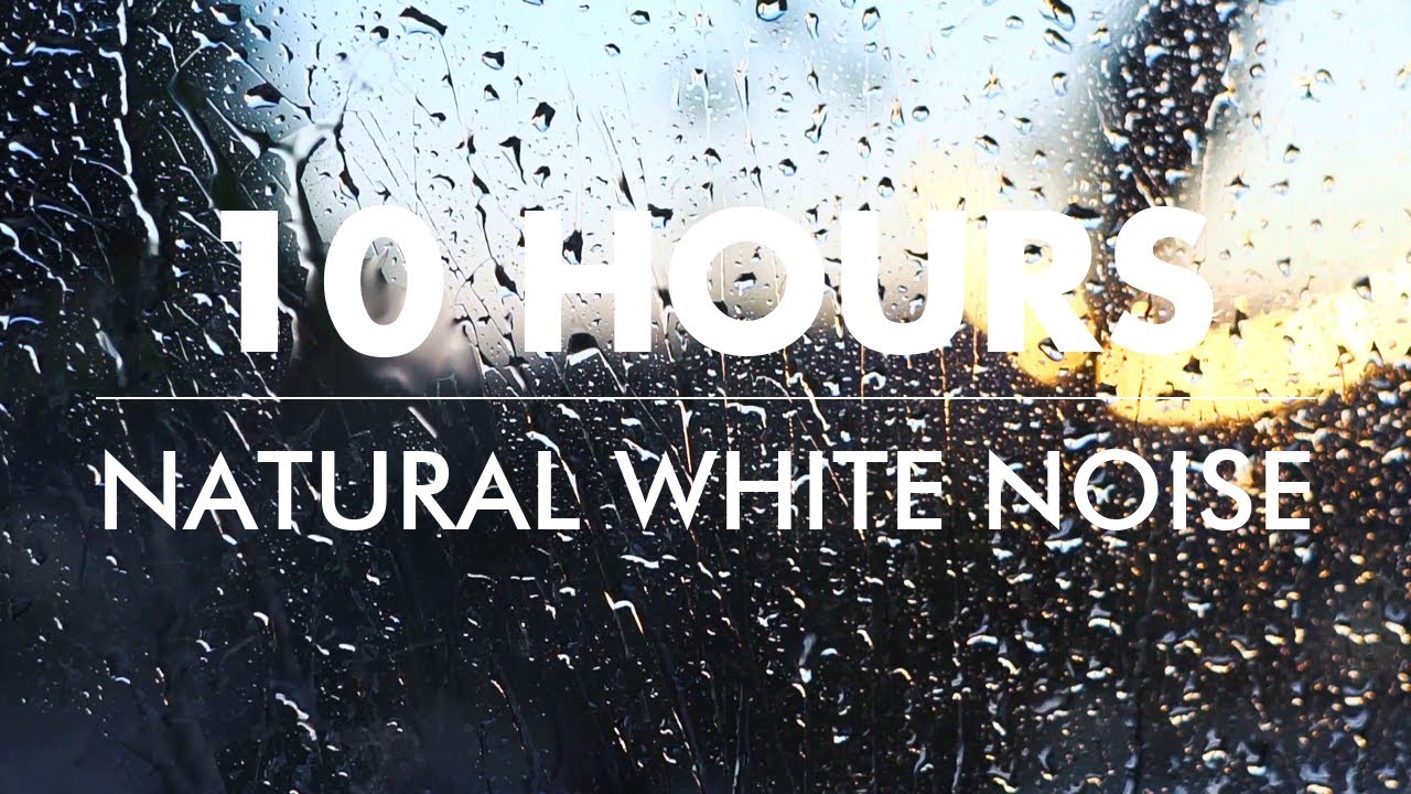 10 Hours of Relaxing Rain White Noise | Relax, study or sleep to ...