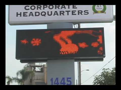 LED Signs Greyscale LED Sign - YouTube