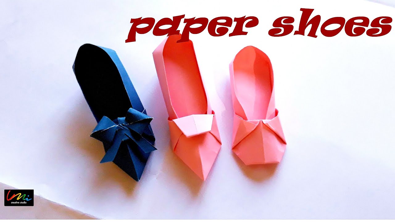How To Make Paper Shoes With And Without Heels 2Models YouTube how-to-make-paper-shoes-with-and-without-heels-2models-youtube