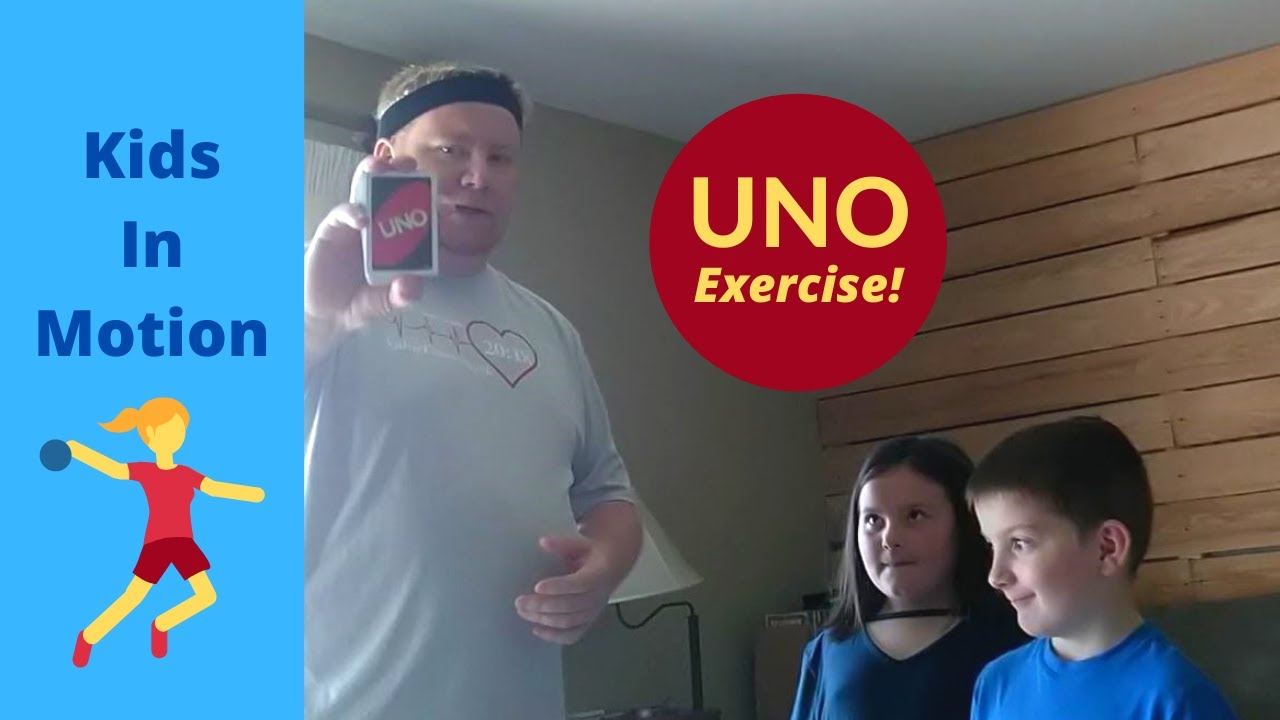 Kids in Motion: Uno Exercise! - YouTube