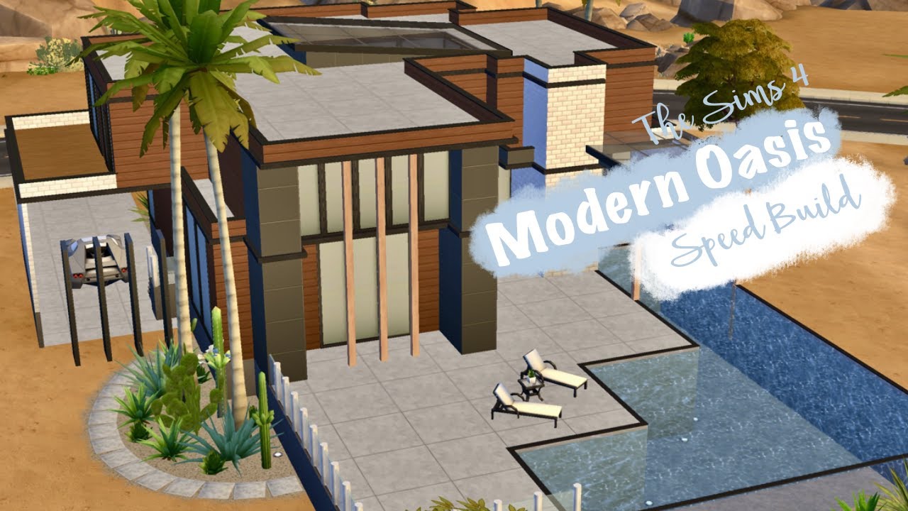 Modern Oasis || SPEED BUILD \\ SAVE FILE COLLAB??!! 😯 - YouTube