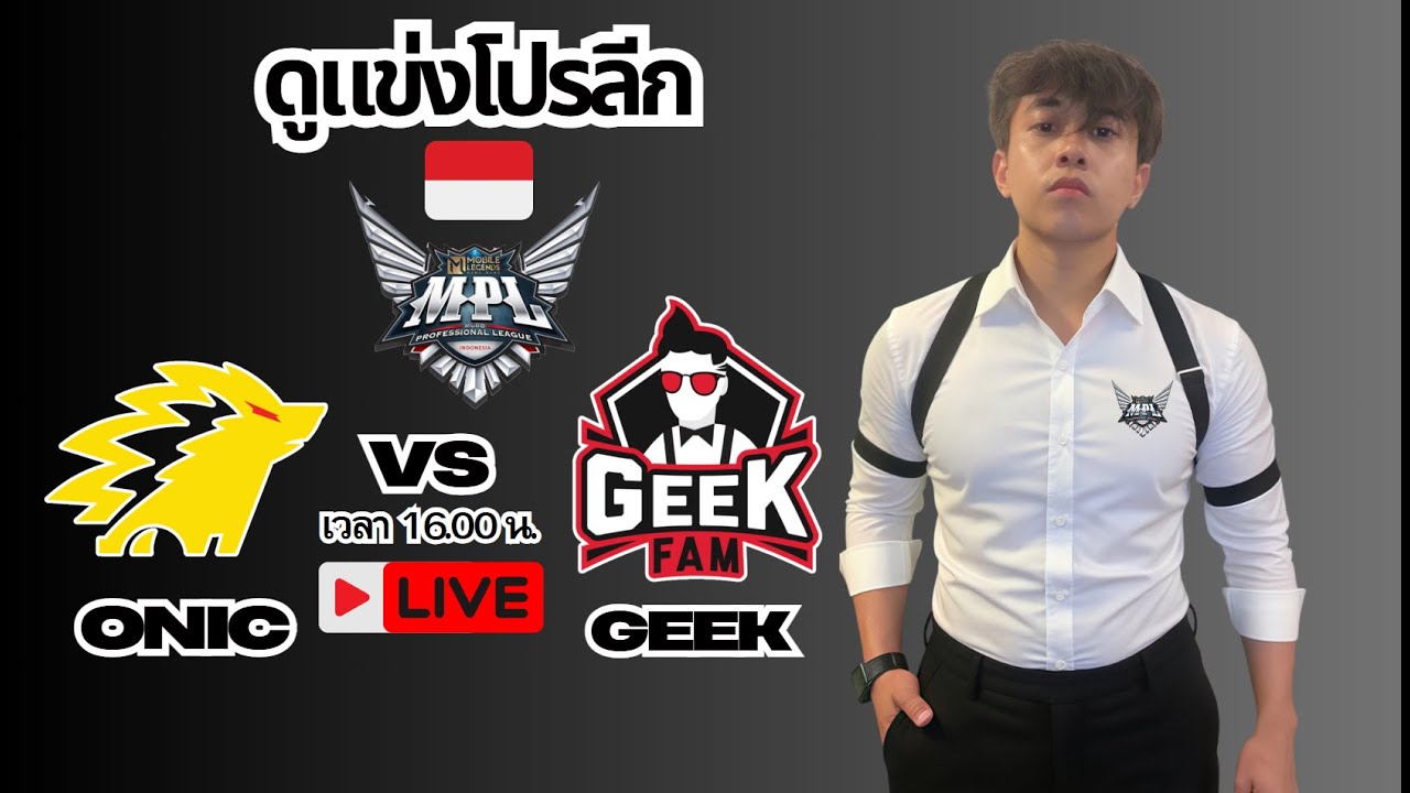 [TH] MLBB Pro League ID S15 | รอบเก็บคะแนน ONIC vs GEEK - YouTube