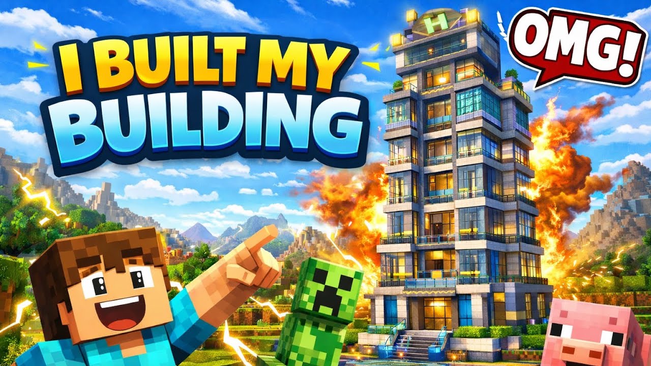 👉 I Built My Dream Building in Minecraft Survival 😱 | Modern House ...