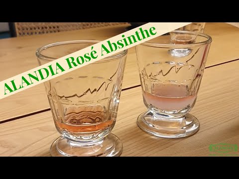 Pink Absinthe: ALANDIA Rosé with Hibiscus Flowers - YouTube