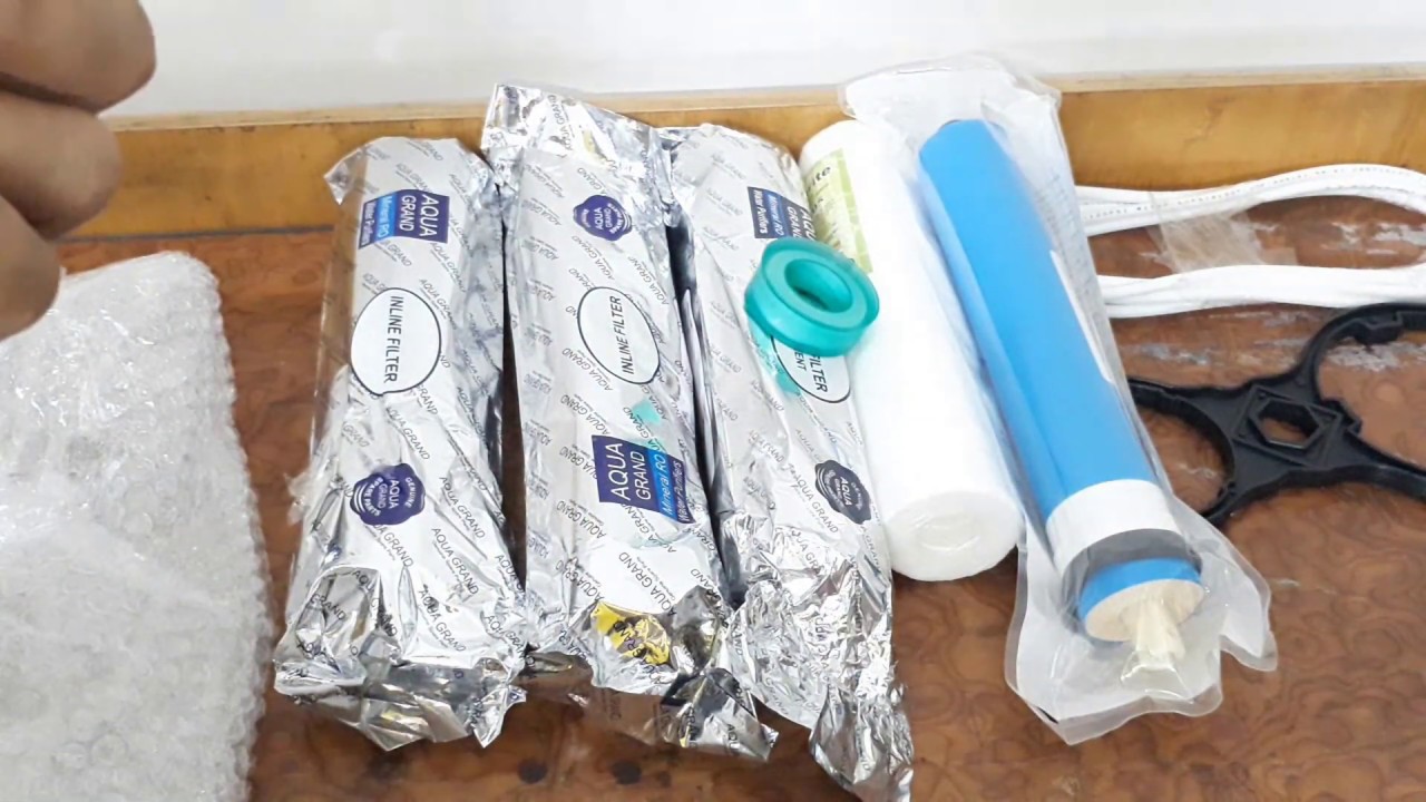 RO service kit unboxing. - YouTube
