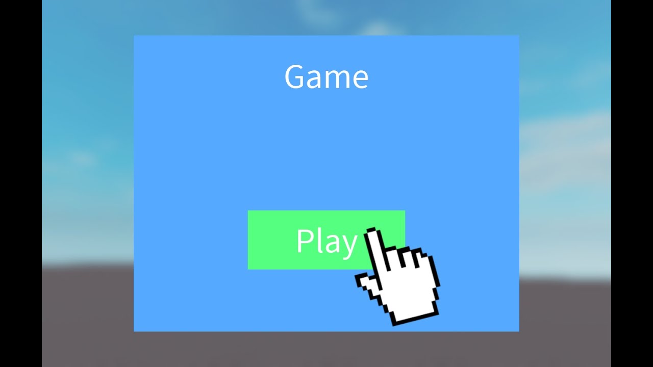How to make a Menu with a Background Blur in ROBLOX Studio! - YouTube