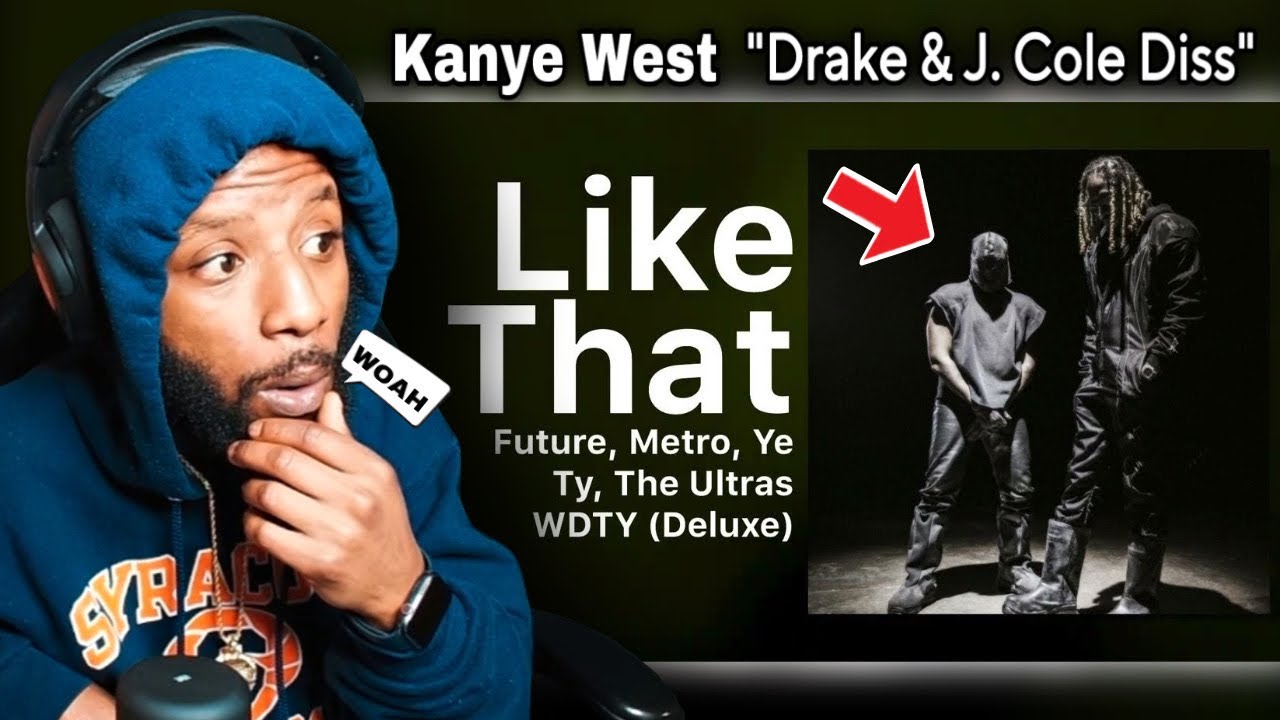 Kanye West - Like That Remix (Drake & J. Cole Diss) REACTION - YouTube