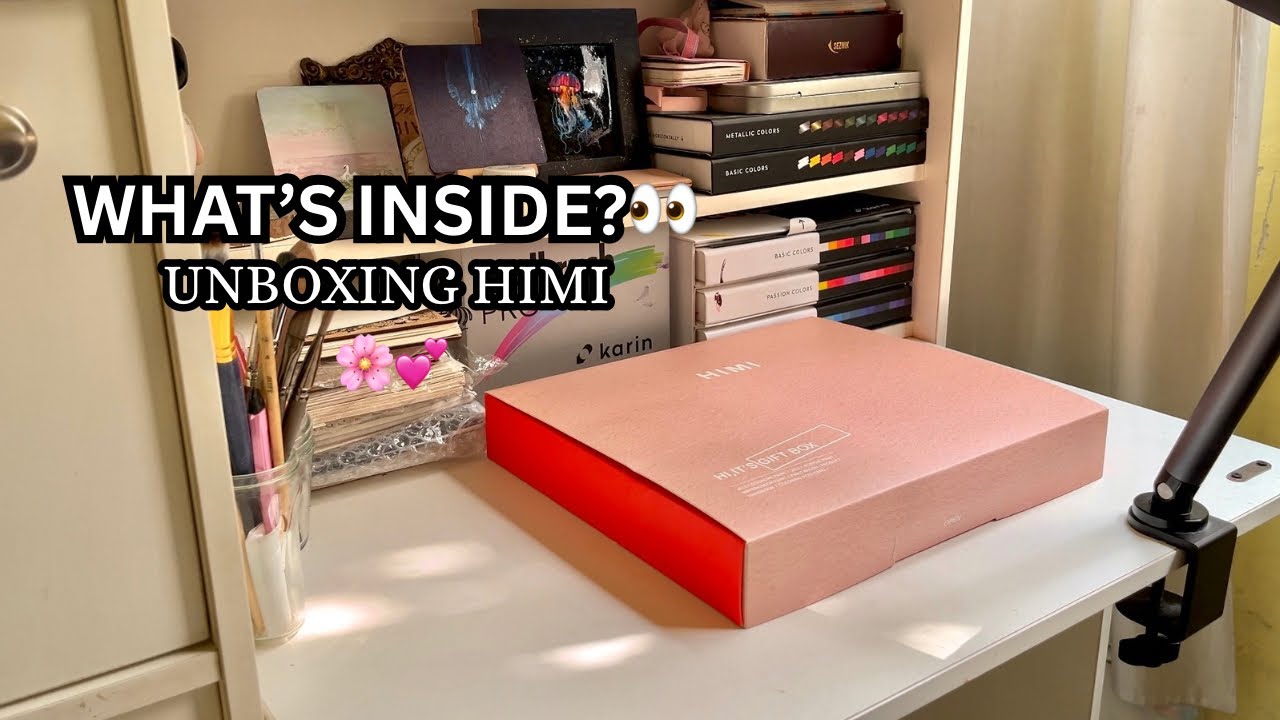 Himi Gift Box Review 💕| Unboxing + Swatch Test + ASMR (Gouache ...