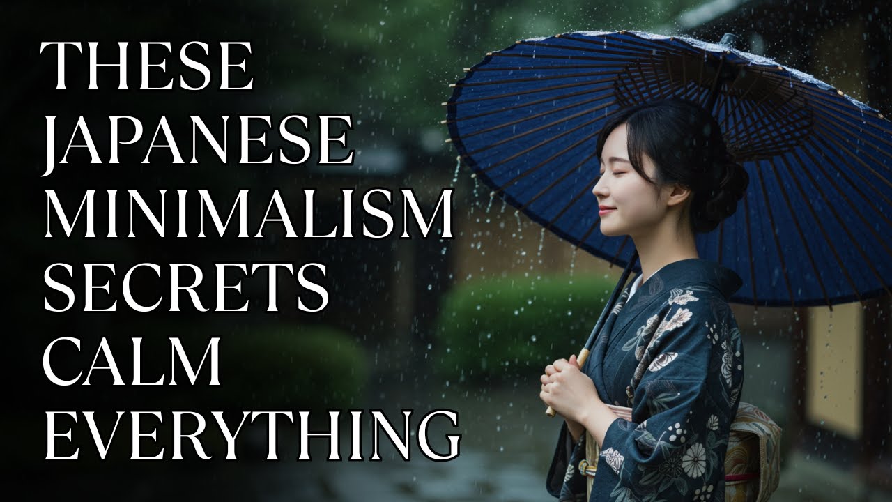 Kanso & Ma: The Japanese Secrets to Living Without Anxiety - YouTube