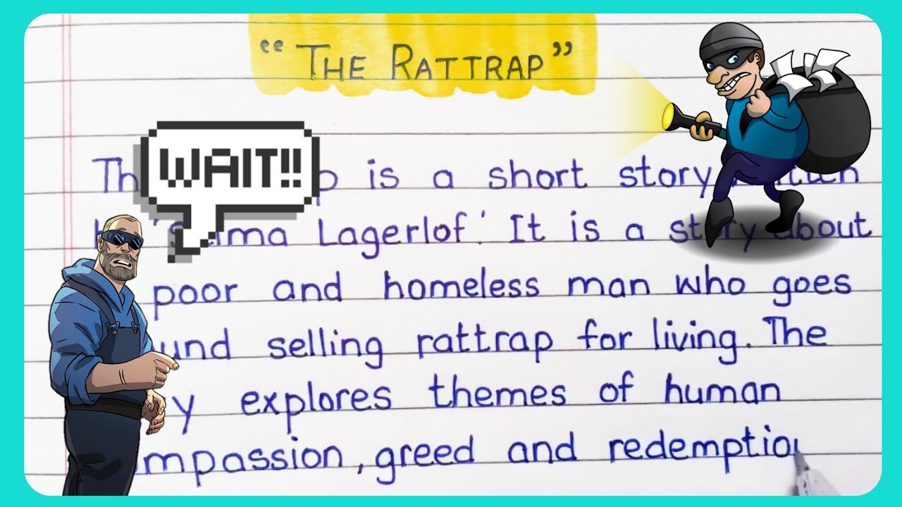 The Rattrap Class 12 CLASS 12 English Flamingo Book The Rattrap The Rattrap Class 12 CLASS 12 English Flamingo Book The Rattrap