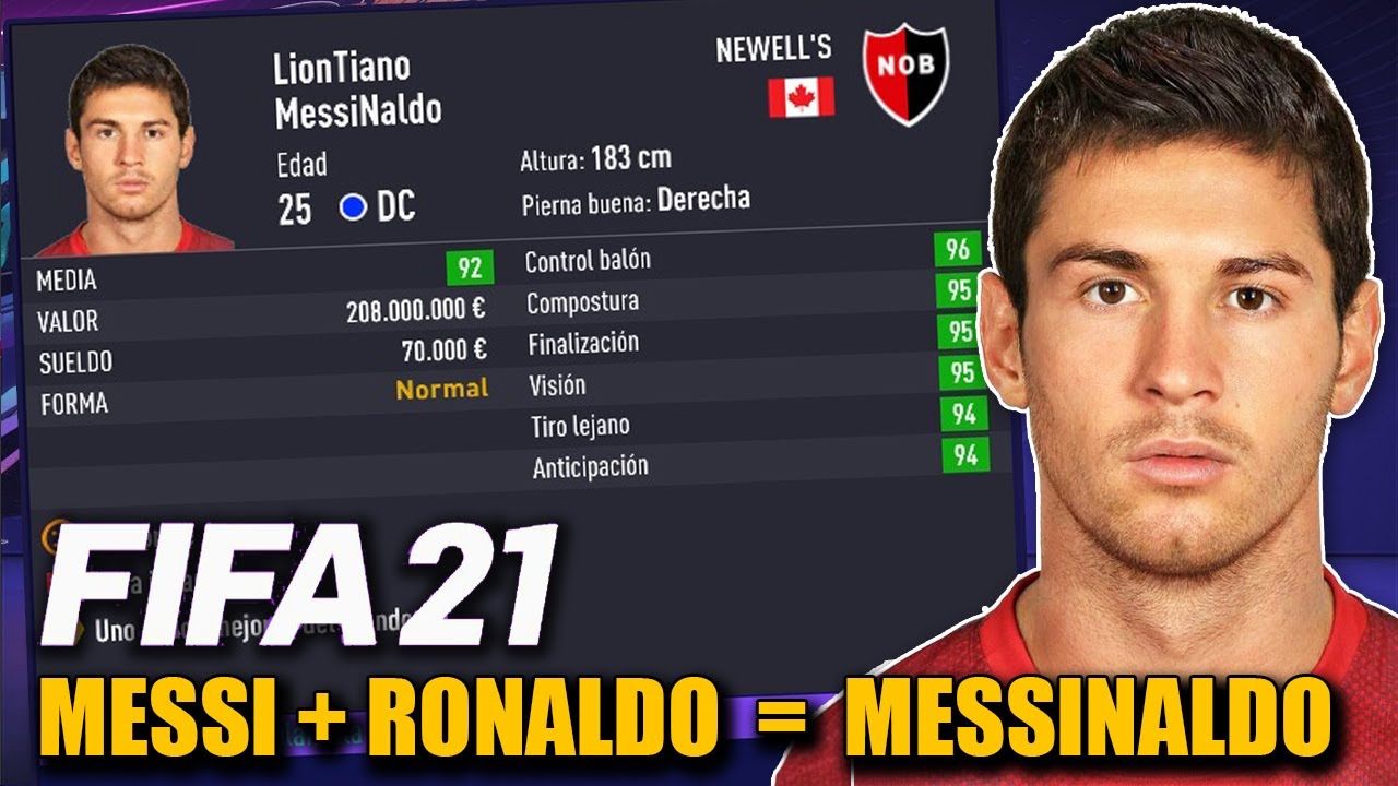 HE CREADO A MESSINALDO EN MODO CARRERA!!! - FIFA 21 - YouTube