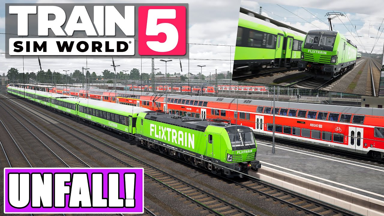 Train Sim World 5 STRECKENSPERRUNG! | TSW5 Frankfurt Fulda Flixtrain ...