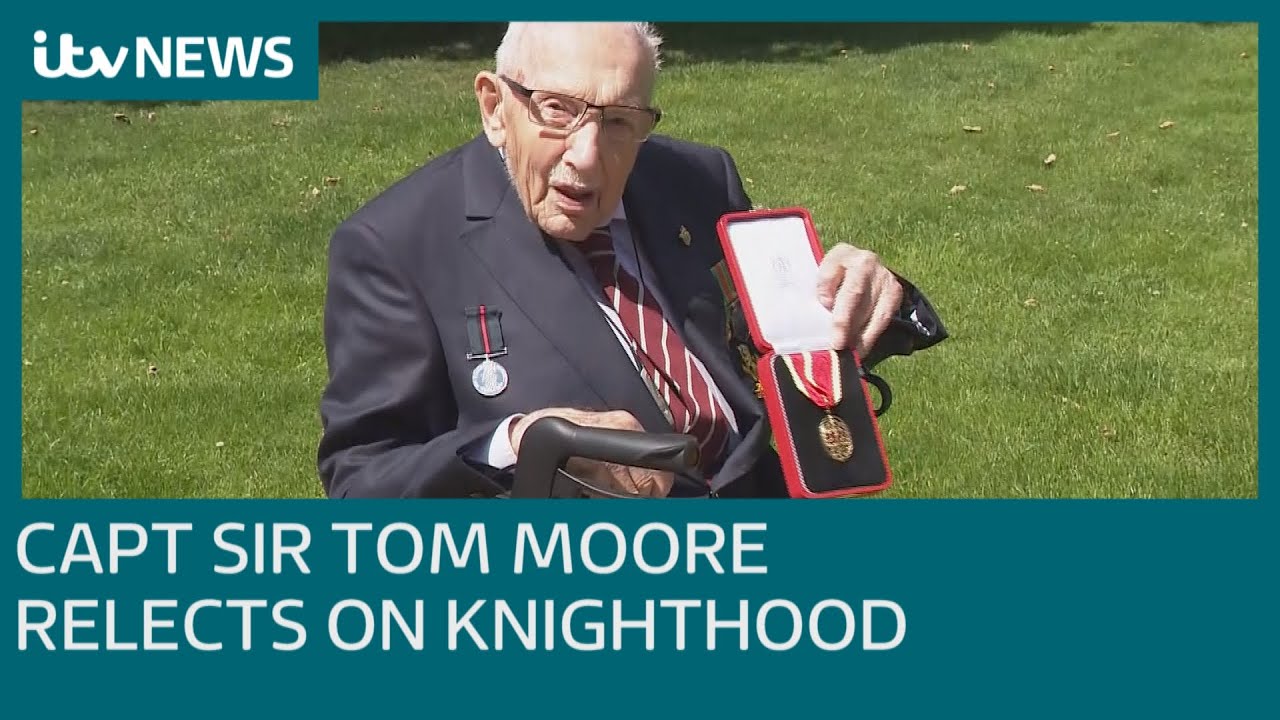 Capt Sir Tom Moore reflects on knighthood | ITV News - YouTube
