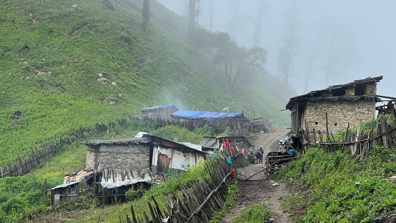 Nepali Mountain Village Life: A Day in the Life || Peaceful and ...