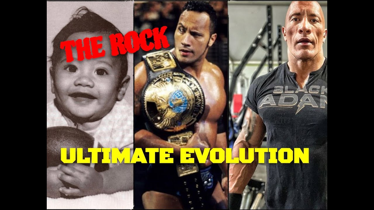 The Ultimate Dwayne The Rock Johnson Evolution - YouTube