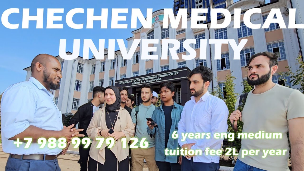 kadyrov Chechen state University CAMPUS tour | English - YouTube