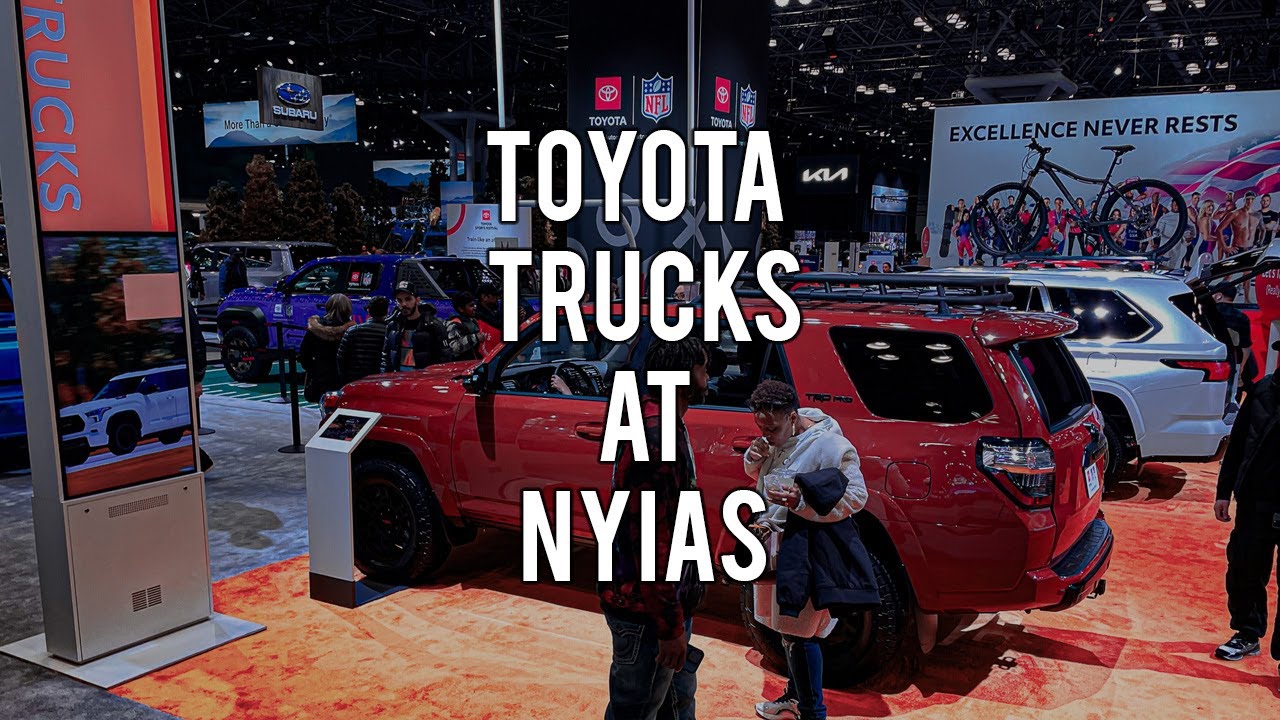 2024 NY Auto Show Toyota truck display - Ep. 16 - YouTube