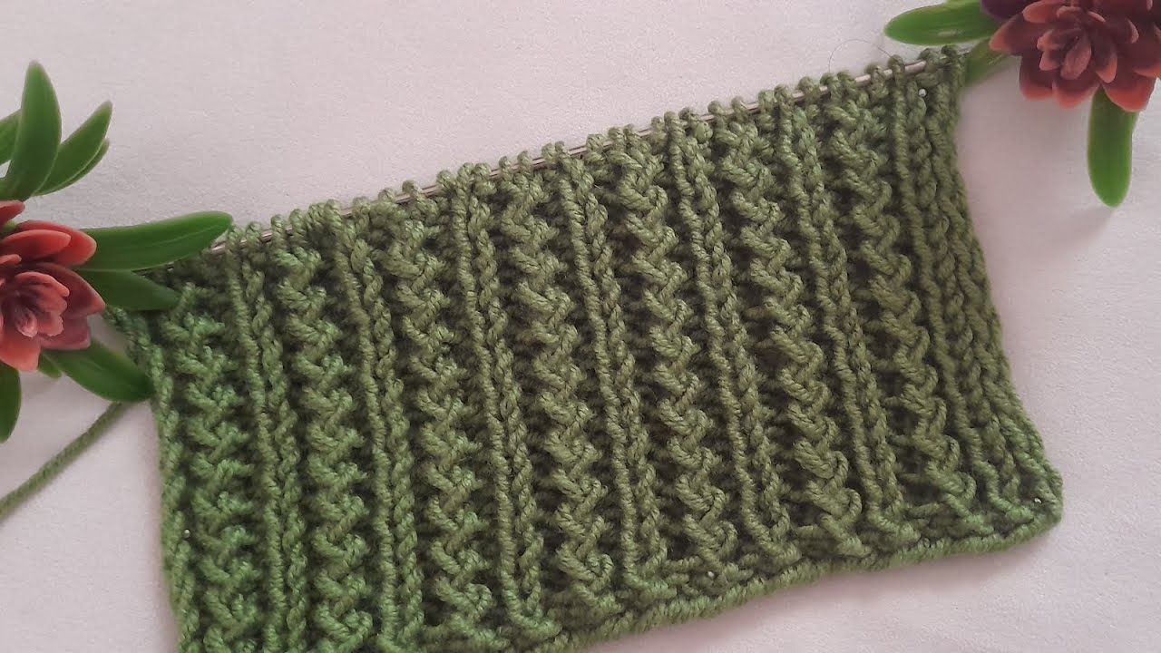 Ribboned Vines | Beautiful Knit Pattern Tutorial | Knitting by Heart ...