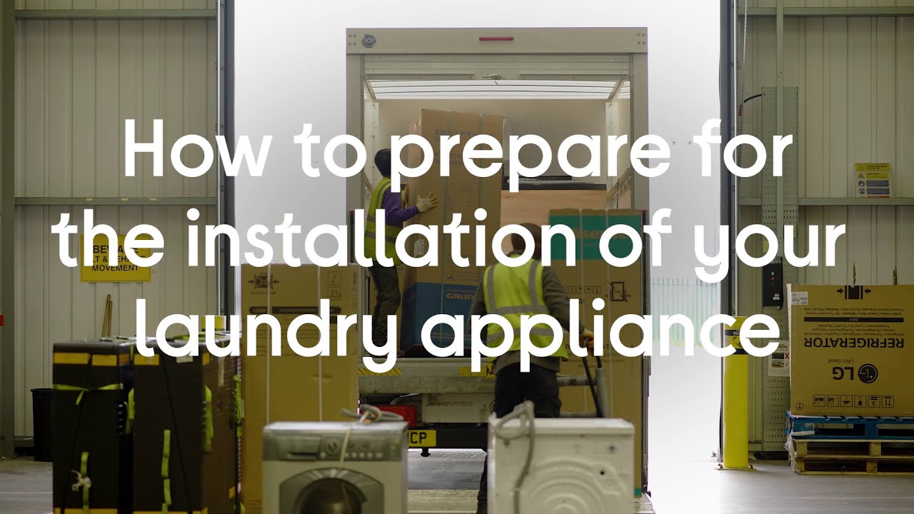 How to prepare for installation of your laundry? - YouTube