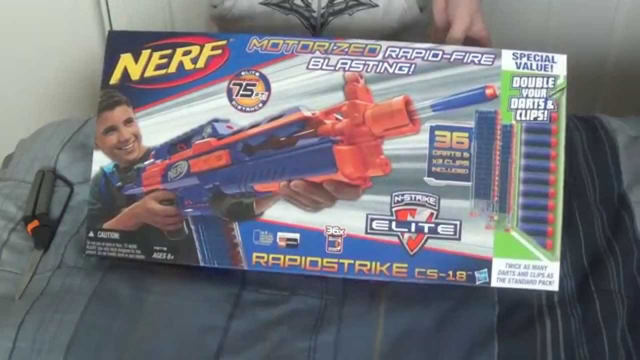 Nerf Elite Rapidstrike CS-18 Value Pack Unboxing! - YouTube